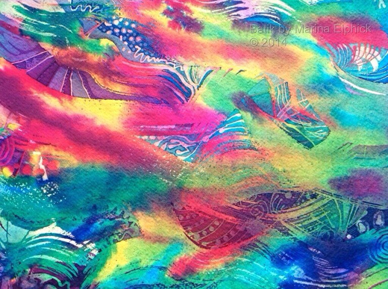 BATIK: My latest works on paper – The Batik Route