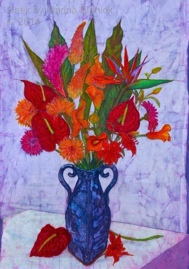 Floral batik Art – The Batik Route