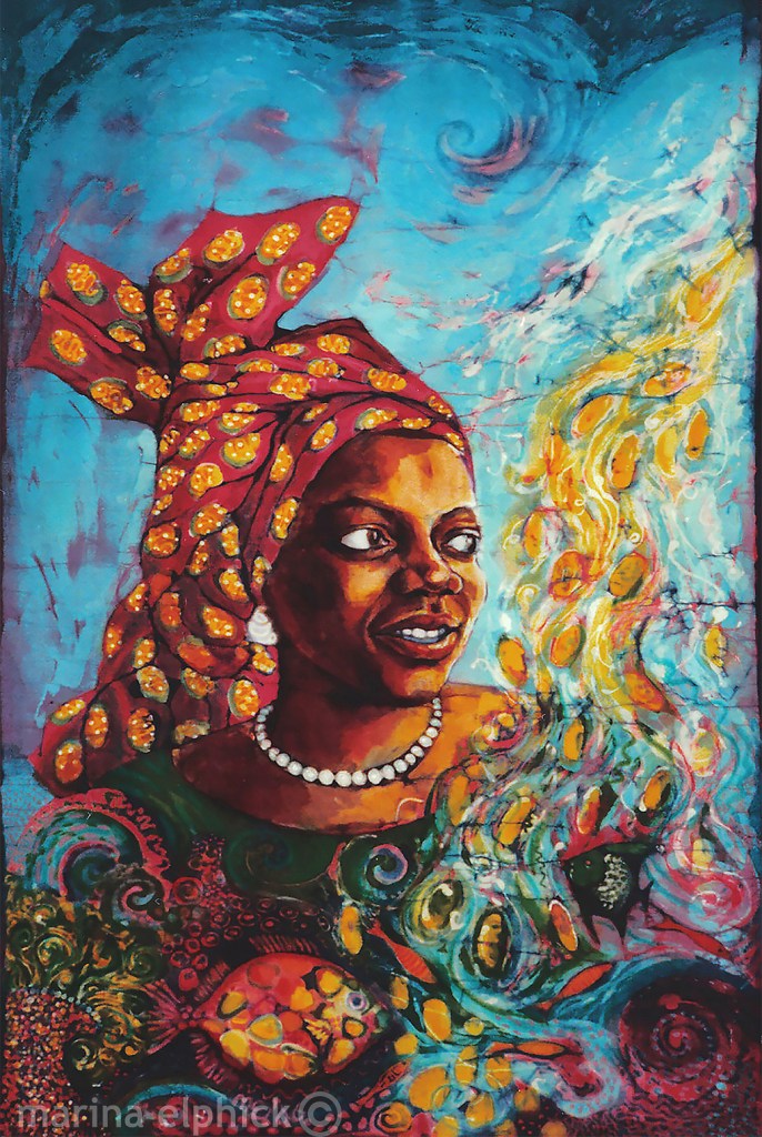 Buchi Emecheta, Artwork in Batik – The Batik Route