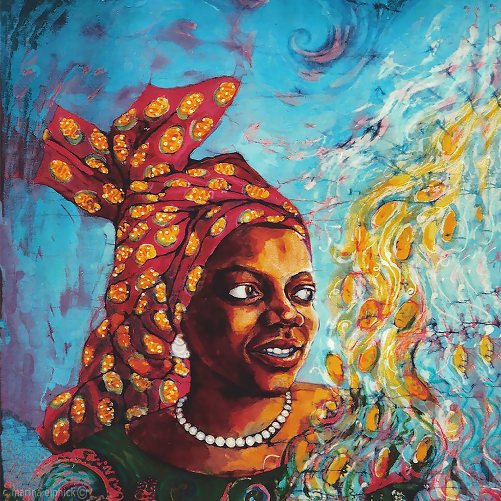 Buchi Emecheta, Artwork in Batik – The Batik Route